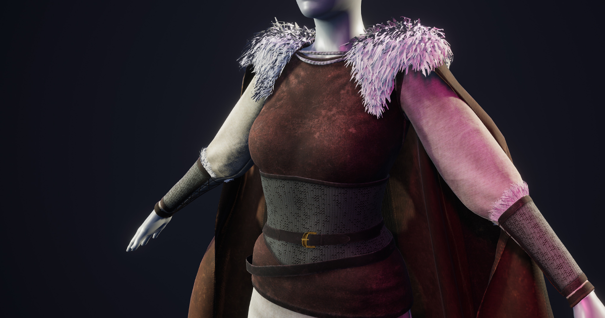 Sigurd Outfit Female from Tafi | 3D Clothing | Unity Asset Store