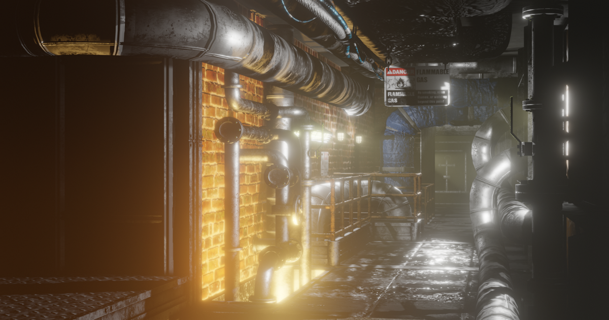Modular Industrial Interior | 3D Industrial | Unity Asset Store