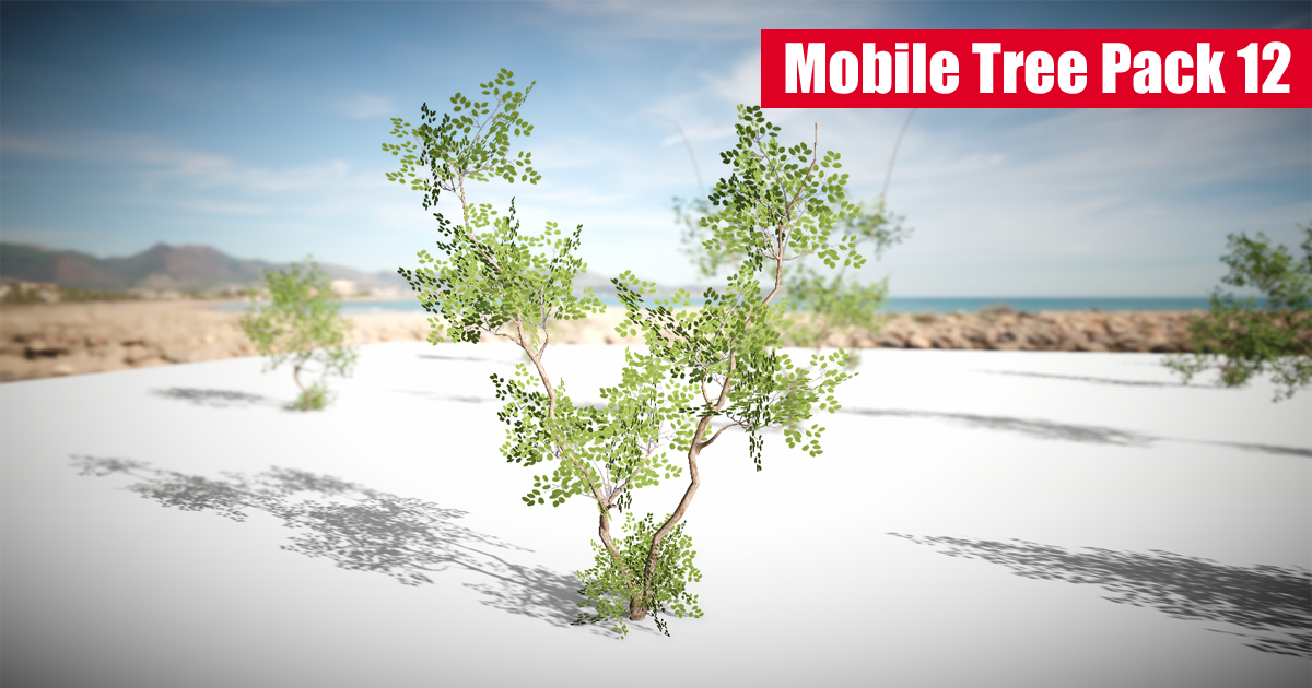 Mobile Tree Pack 12 | 3D 树木 | Unity Asset Store