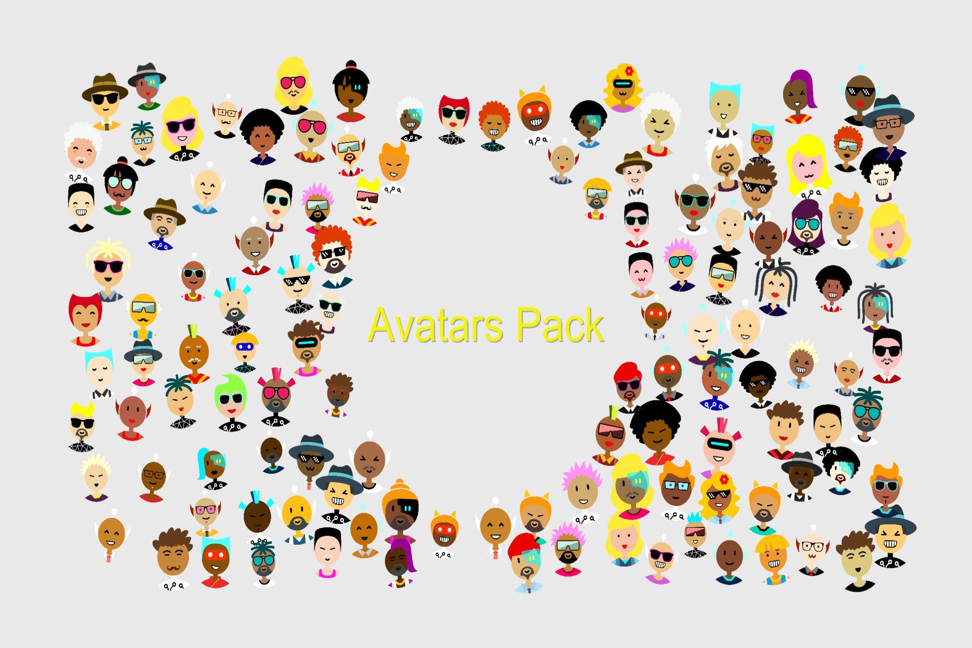 Avatars Pack — 2000 by chen_lun_fu