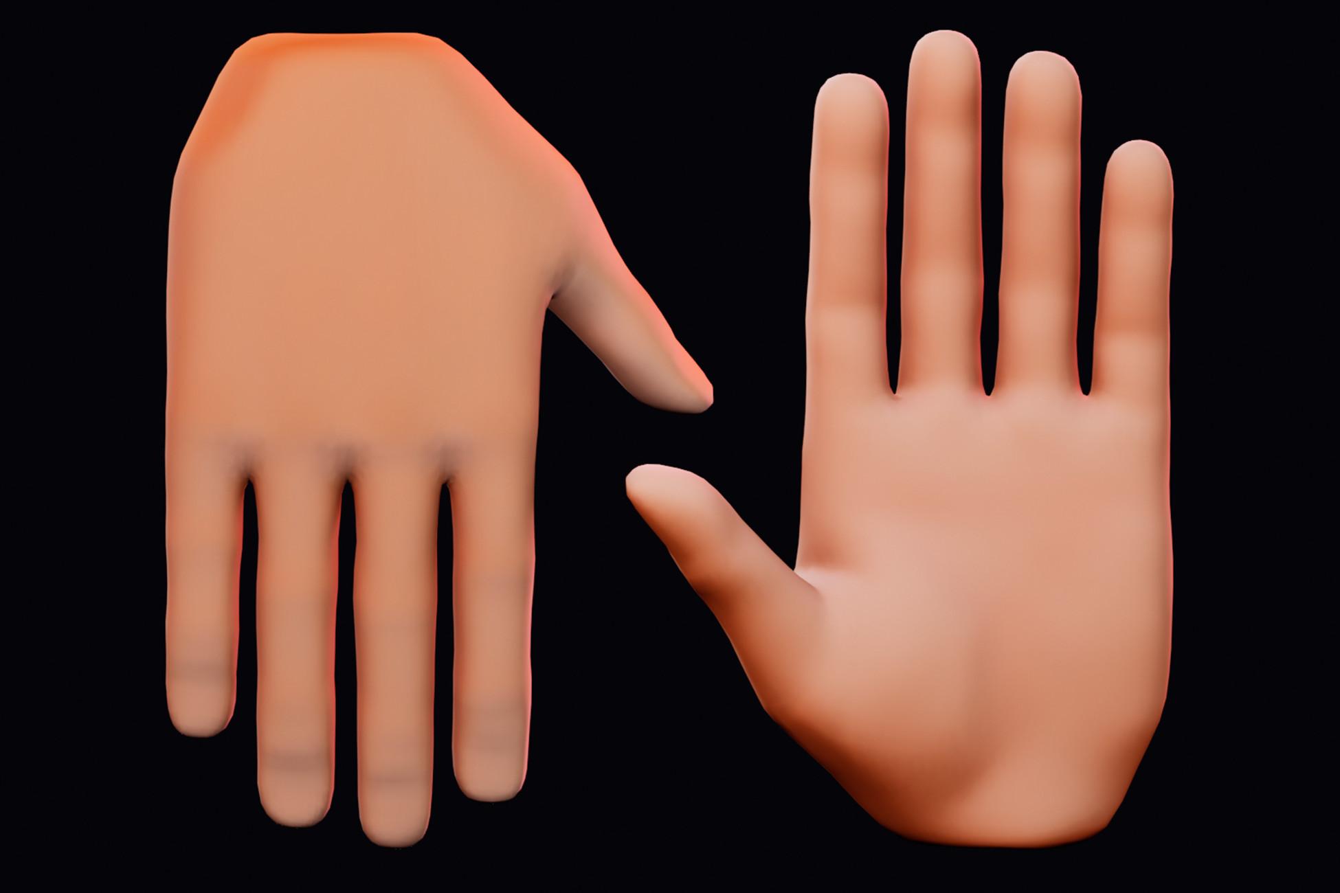 VR Stylized Hand (Left & Right) | 3D Humanoids | Unity Asset Store