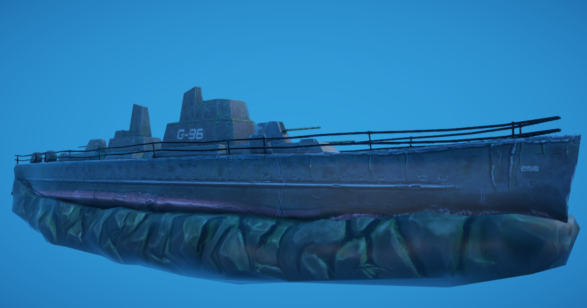 Battleship Shipwreck | 3D Sea | Unity Asset Store