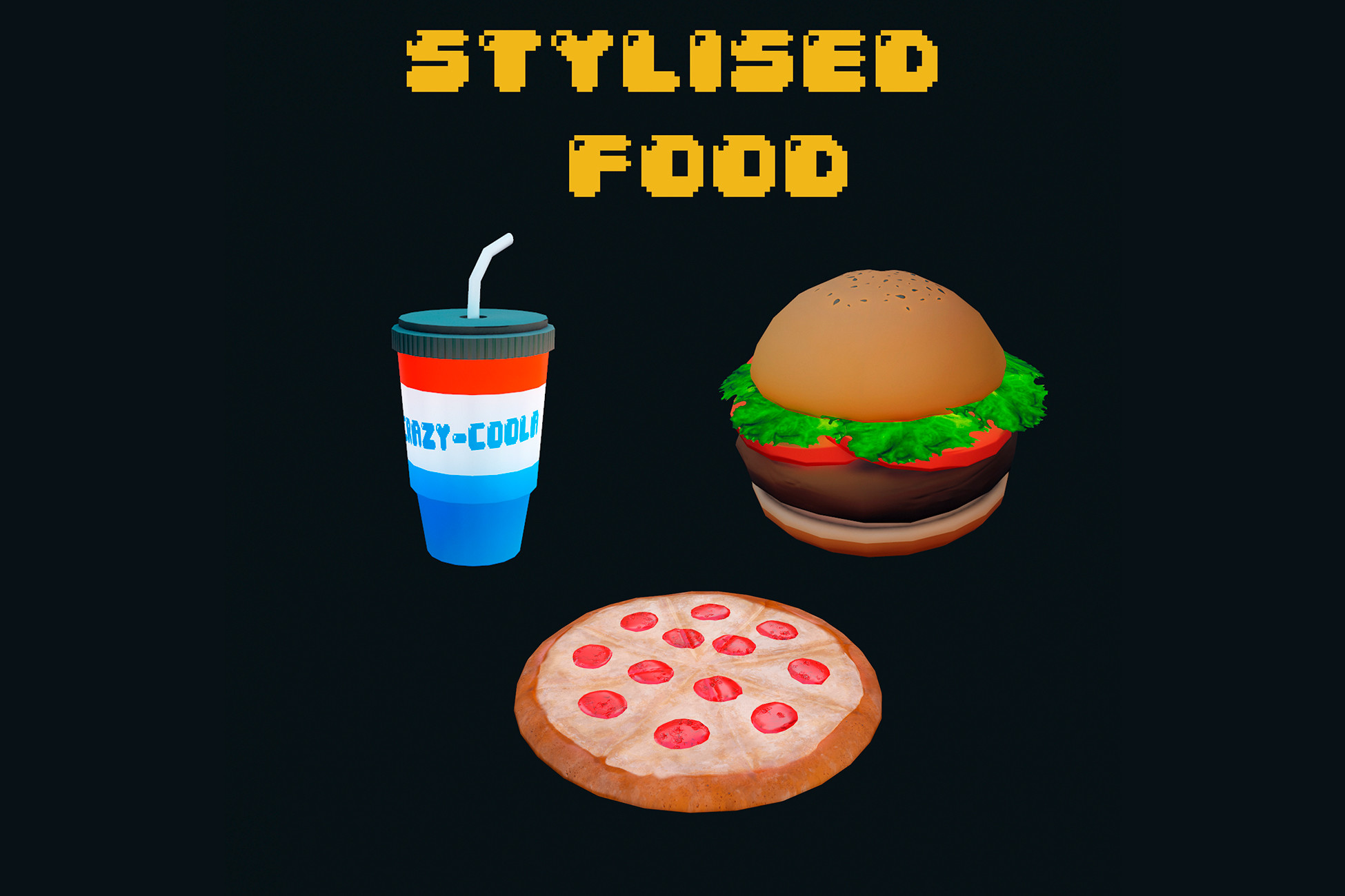 3d stylised food | 3D Food | Unity Asset Store