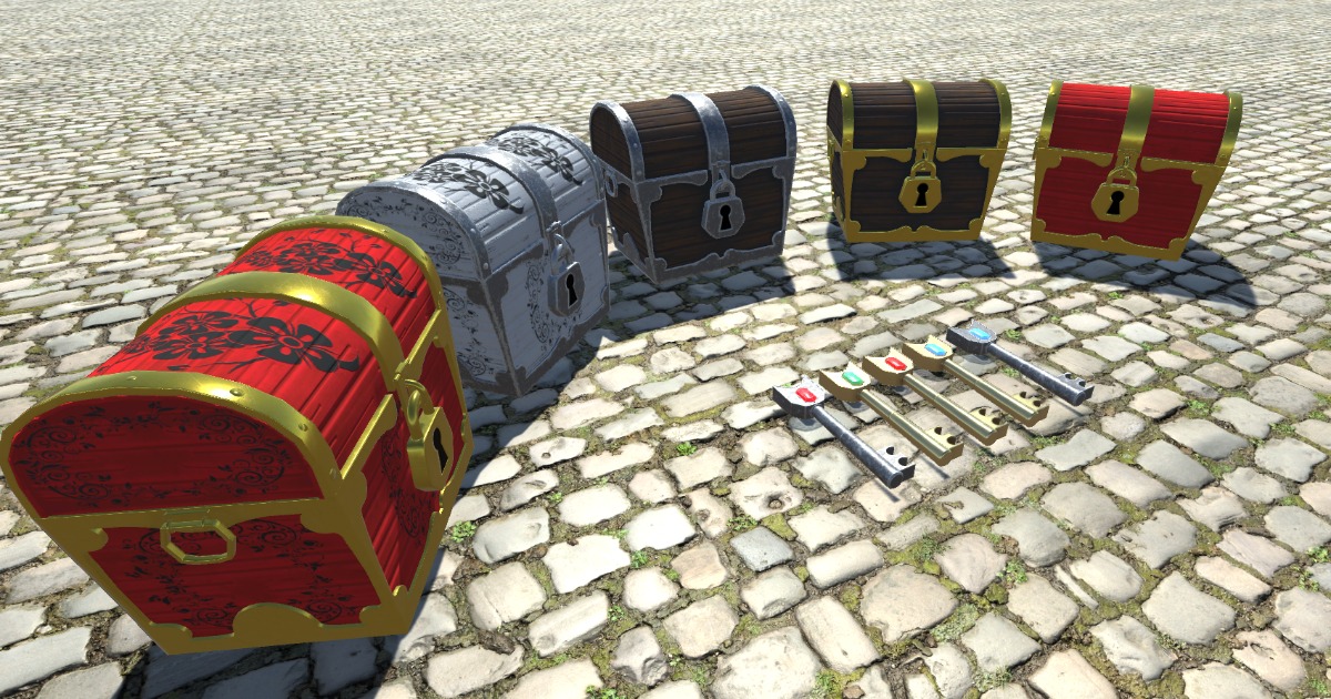 Stylized Medieval Chest | 3D Props | Unity Asset Store