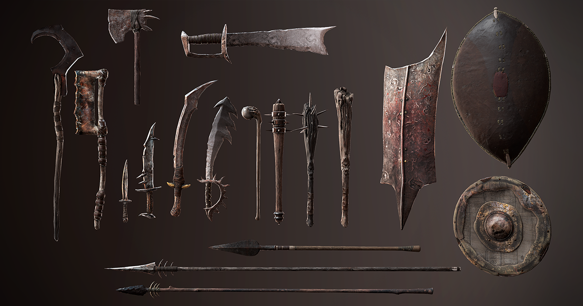 Horde Weapons | 3D 武器 | Unity Asset Store