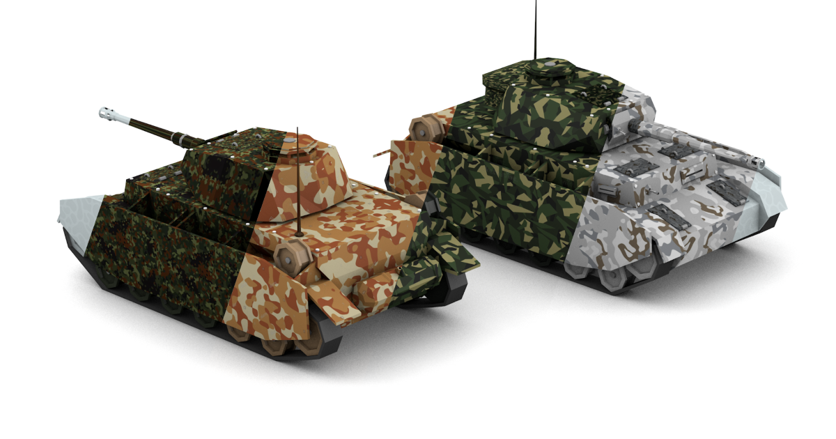 JL - 3D Low Poly Panzer III Model Pack | 3D Land | Unity Asset Store