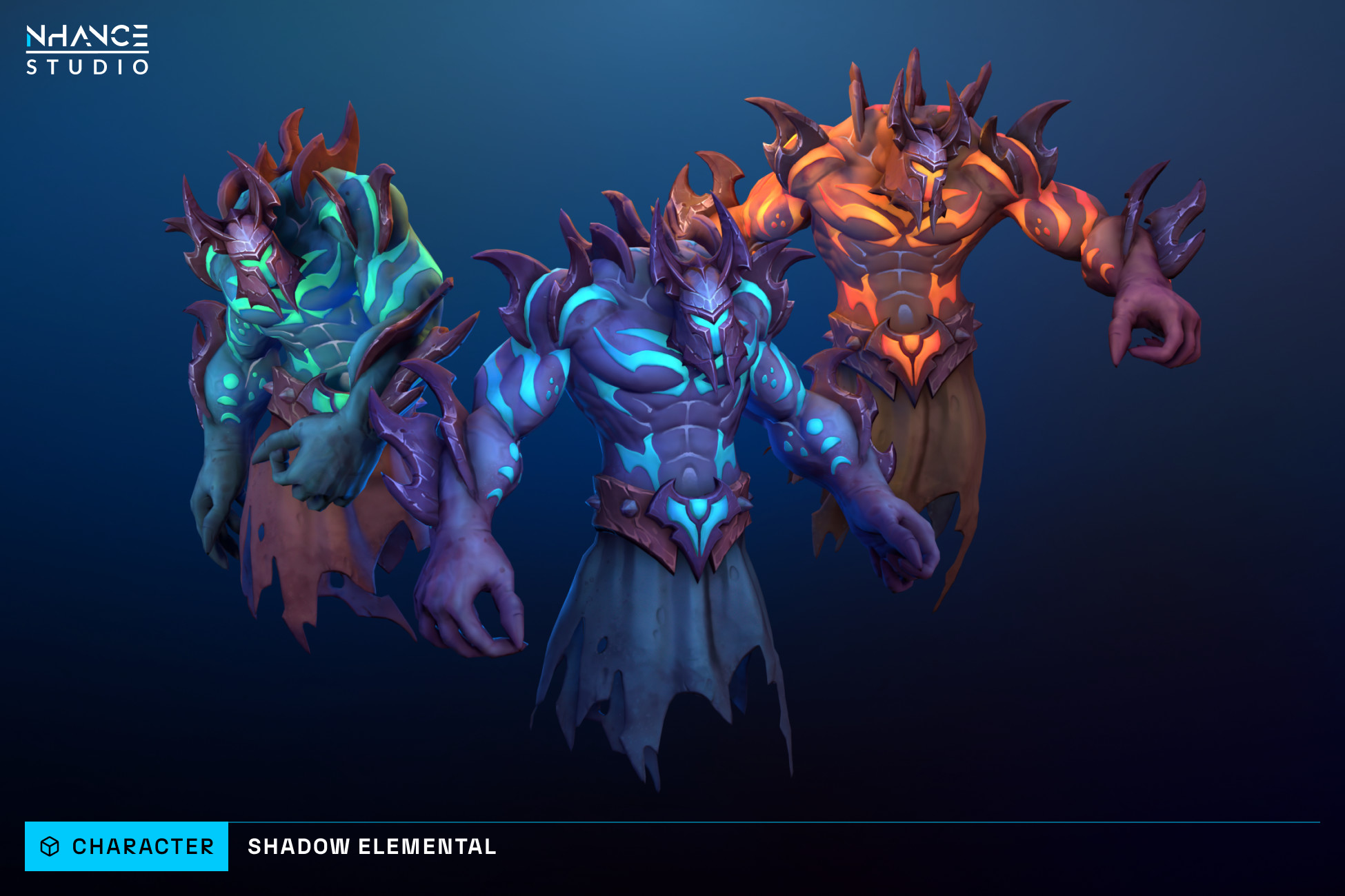 Stylized Fantasy Shadow Elemental | 3D Characters | Unity Asset Store