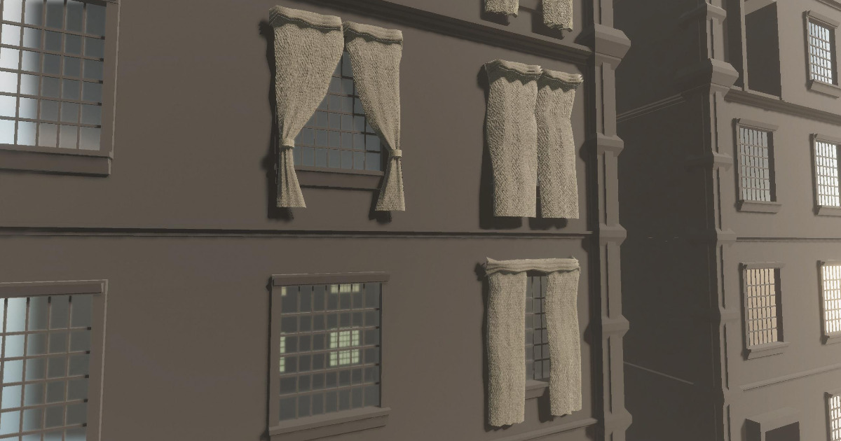 OWA Curtains Pack 01: Interior Window Decorations HDRP/URP/BIRP | 3D ...