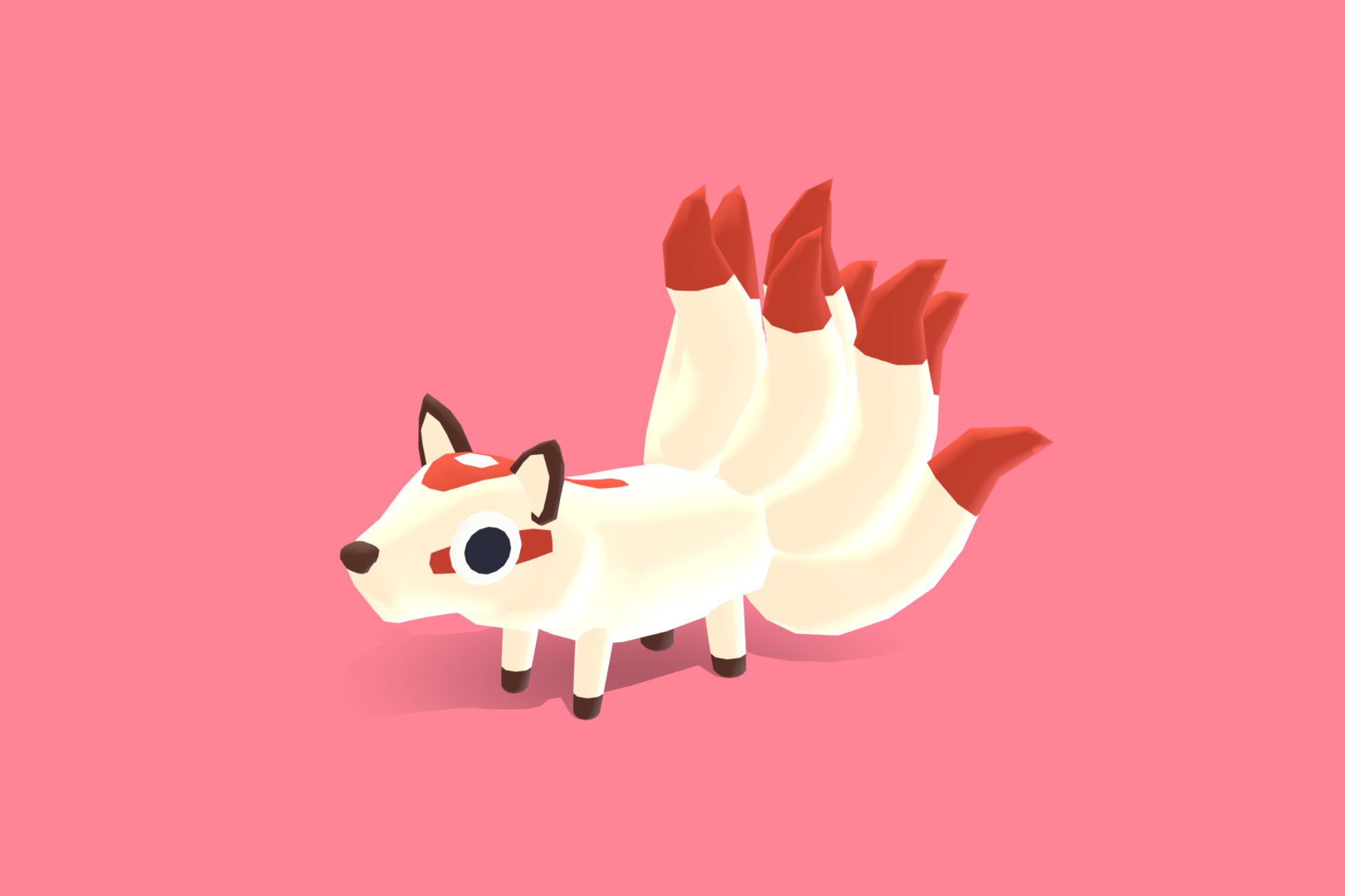 Kitsune - Quirky Series | 3D Creatures | Unity Asset Store