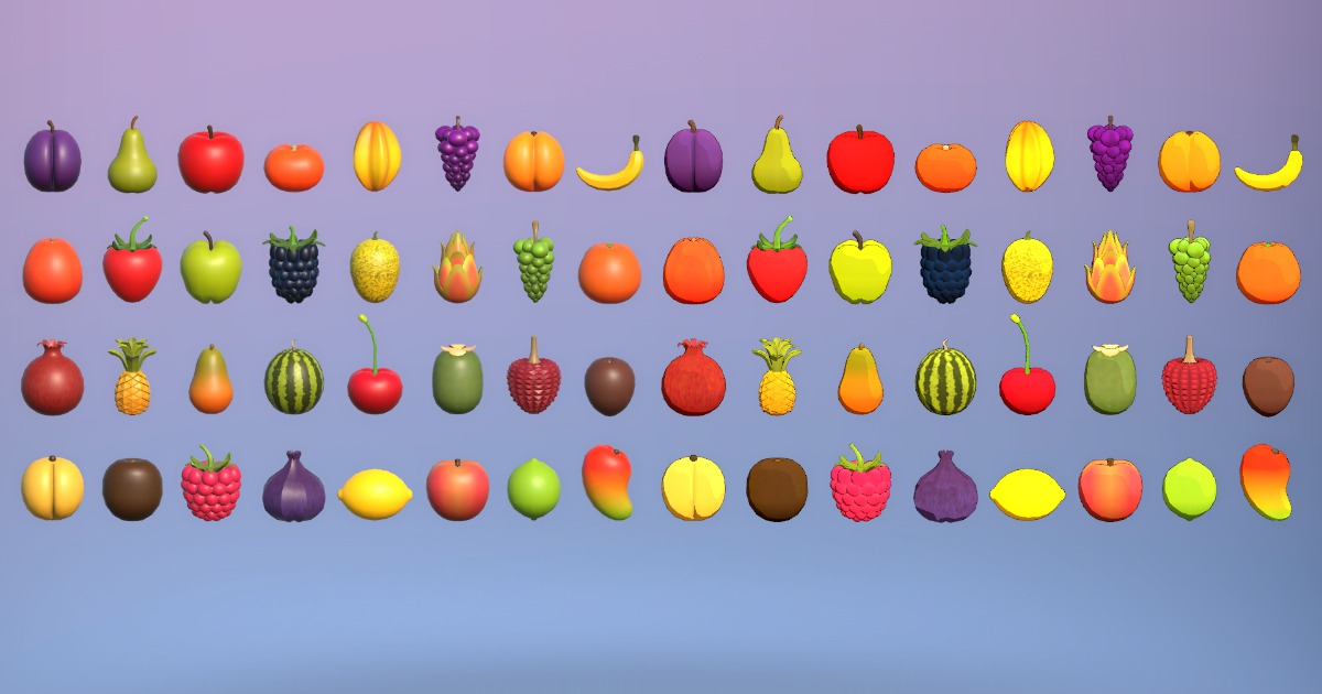 3D Prop Fruits | 3D Food | Unity Asset Store