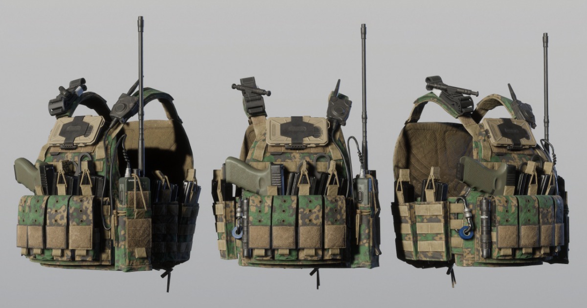 Tactical Vest O | Props | Unity Asset Store