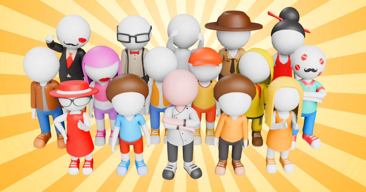 Stickman - Hyper Casual Characters 3D | 3D Characters | Unity Asset Store