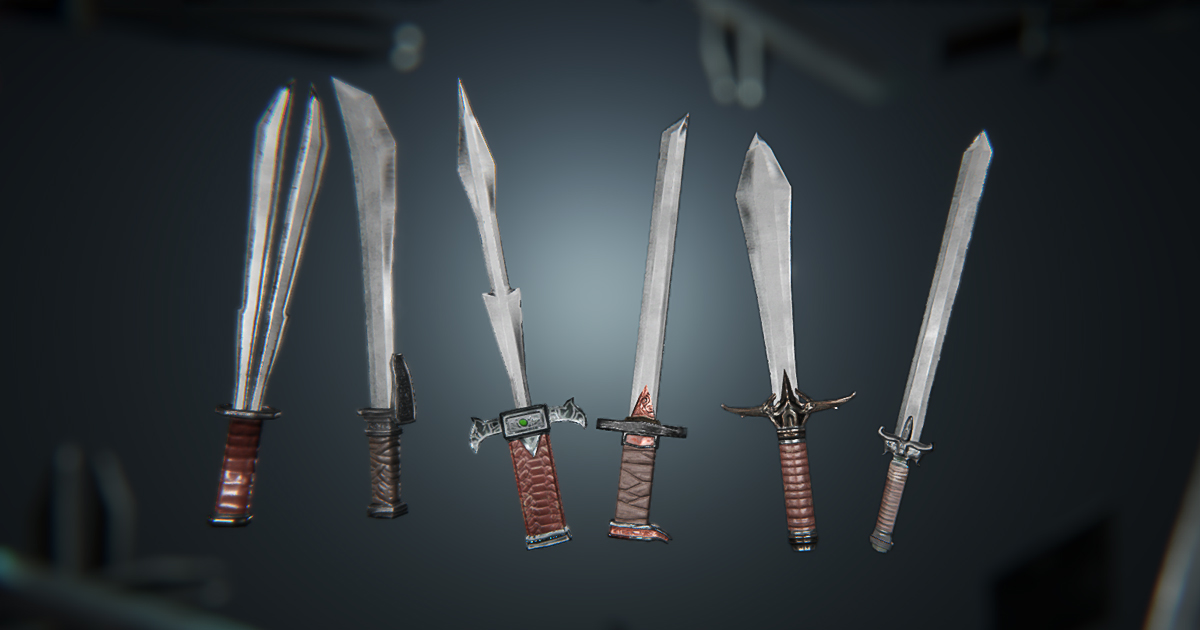 Swords Collection Vol.01 | 3D Weapons | Unity Asset Store