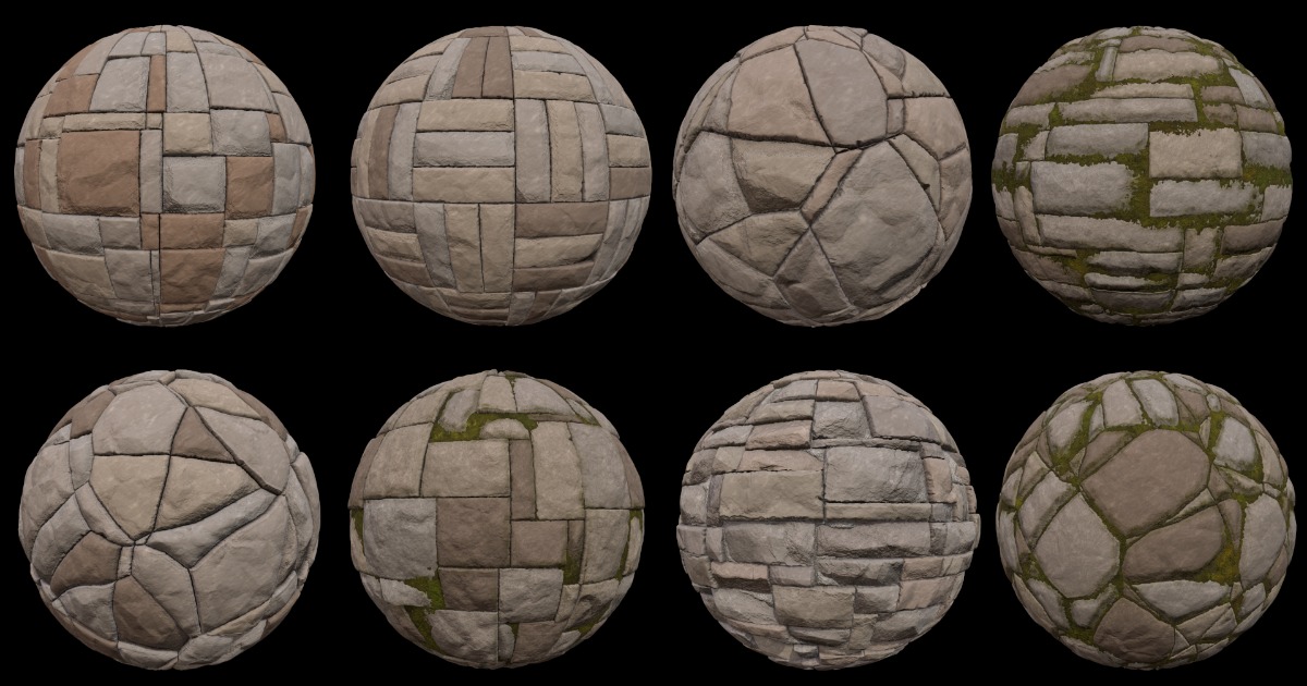 Stone Wall Material | 2D 石 | Unity Asset Store