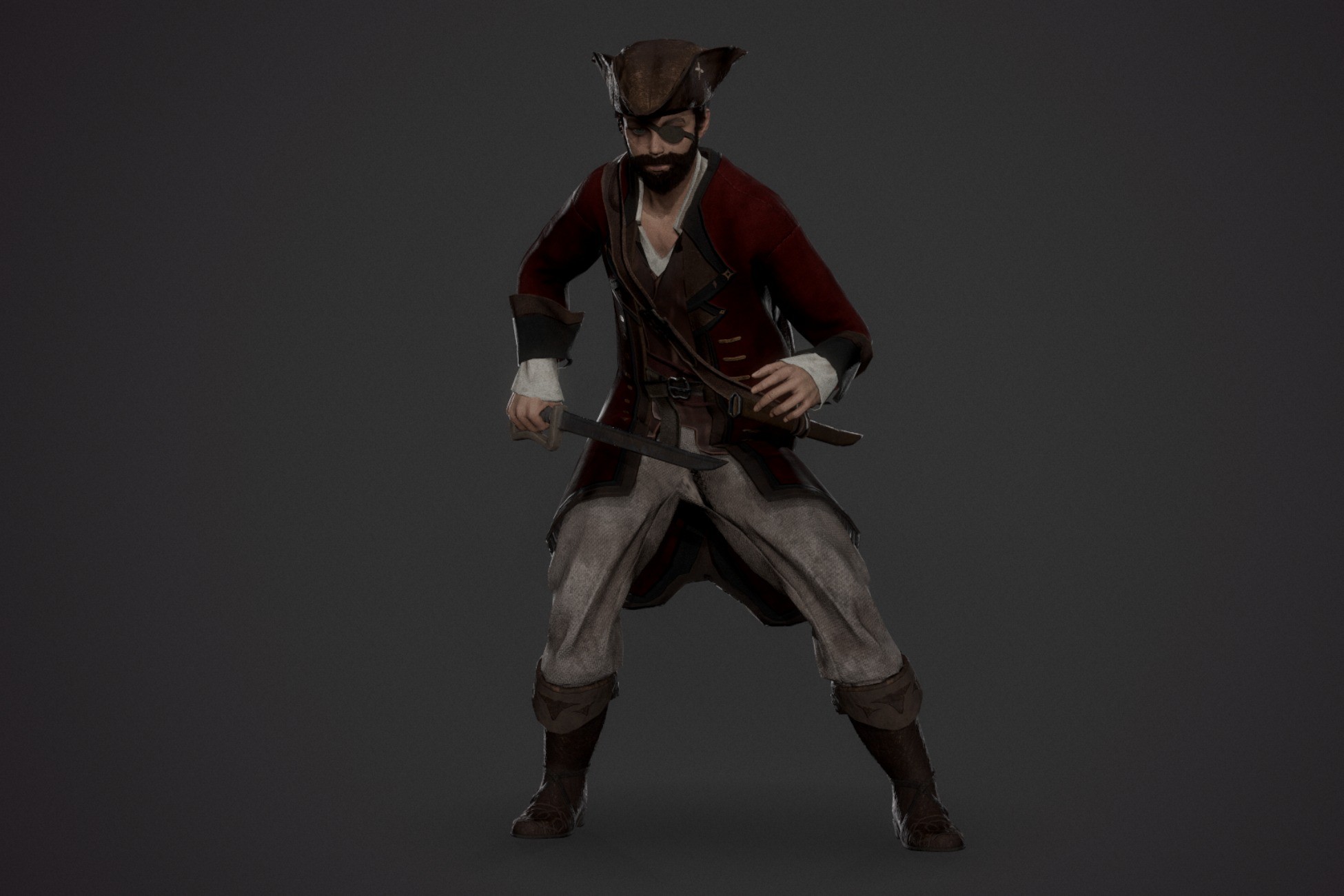 Pirate - Game Ready Male Character | Characters | Unity Asset Store