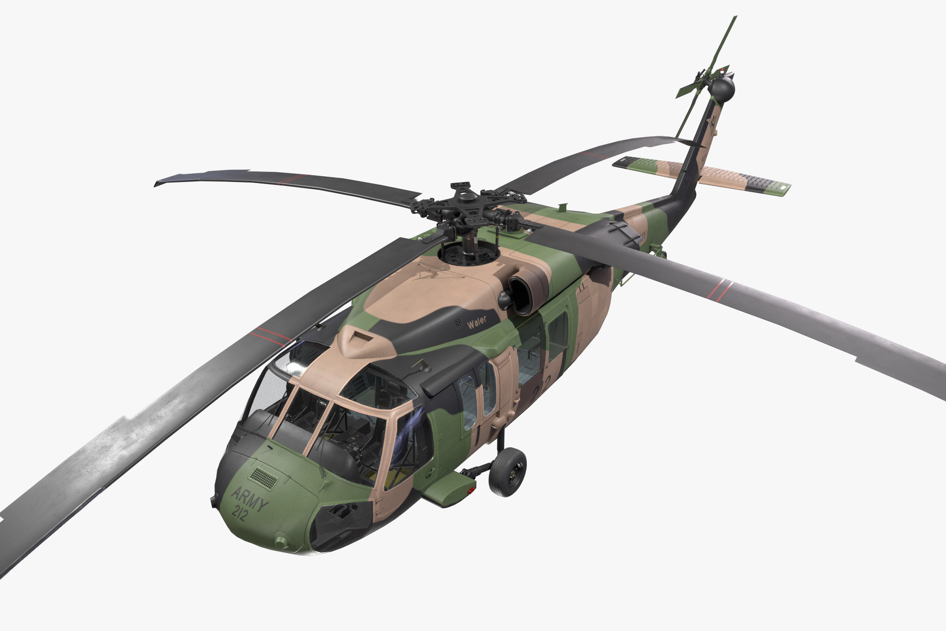 UH-60 Australian Army Static | 3D Air | Unity Asset Store