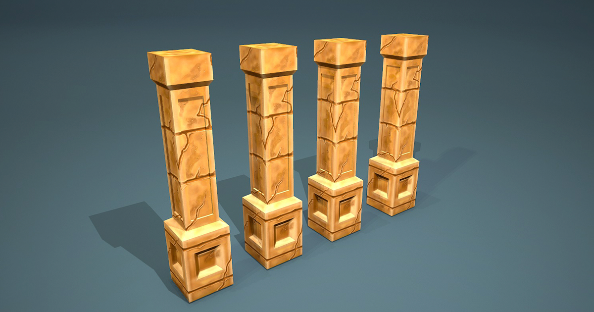 Stylize Sand Pillar | 3D Exterior | Unity Asset Store