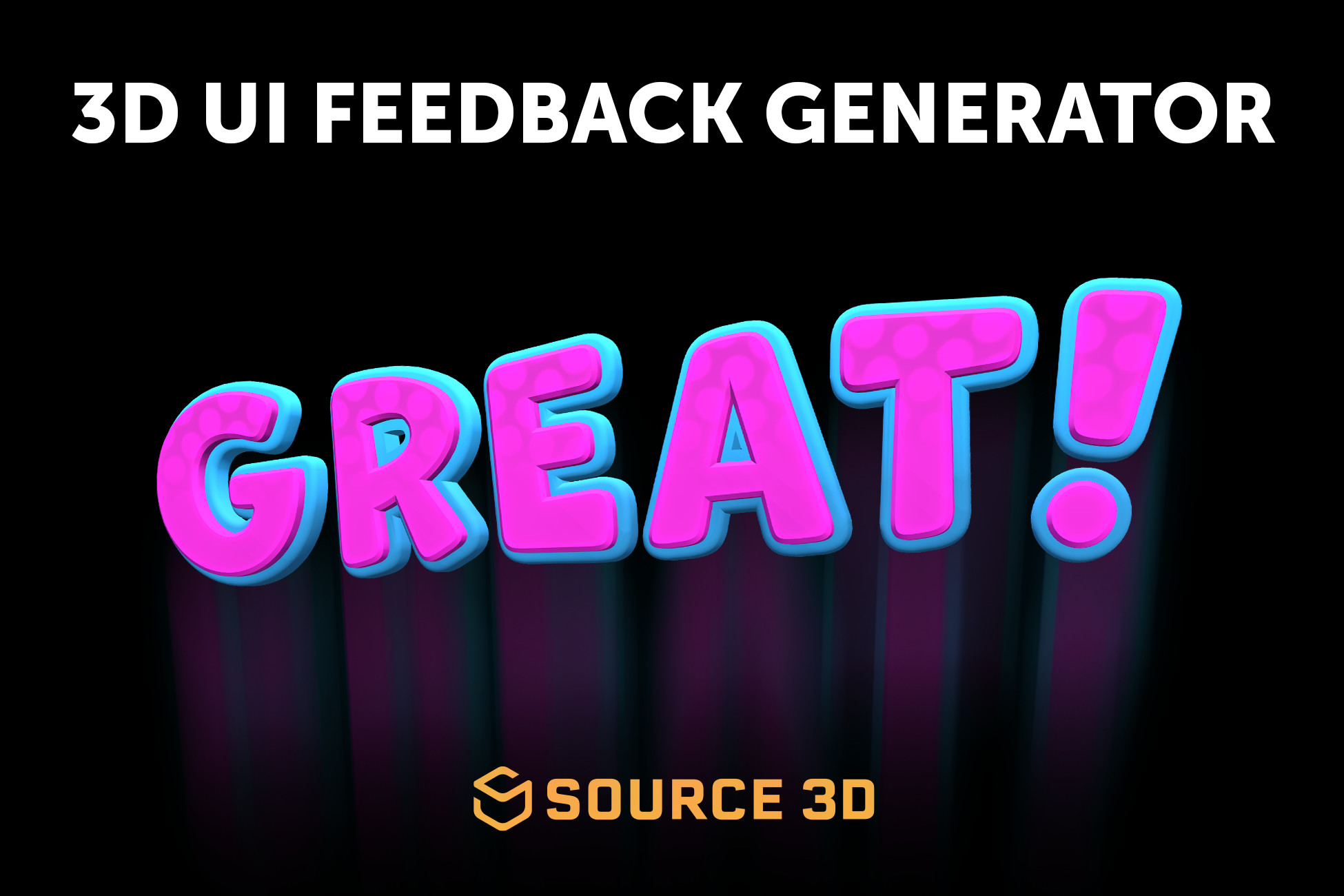 Source 3D | UI Feedback Generator | GUI ツール | Unity Asset Store