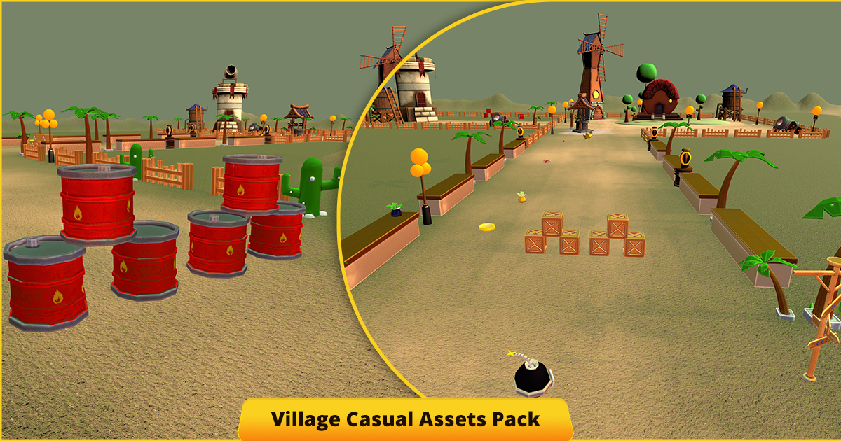 Village Casual Assets Pack | 3D Fantasy | Unity Asset Store