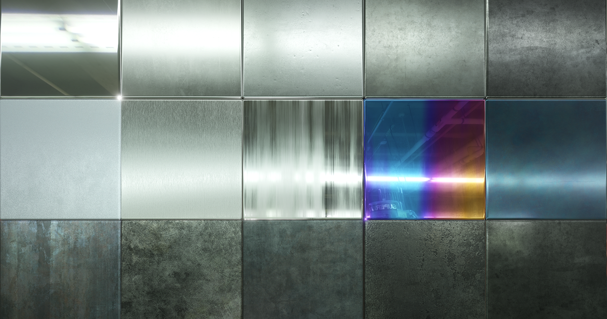 Real Materials Vol.1 - Steel | 2D Metals | Unity Asset Store