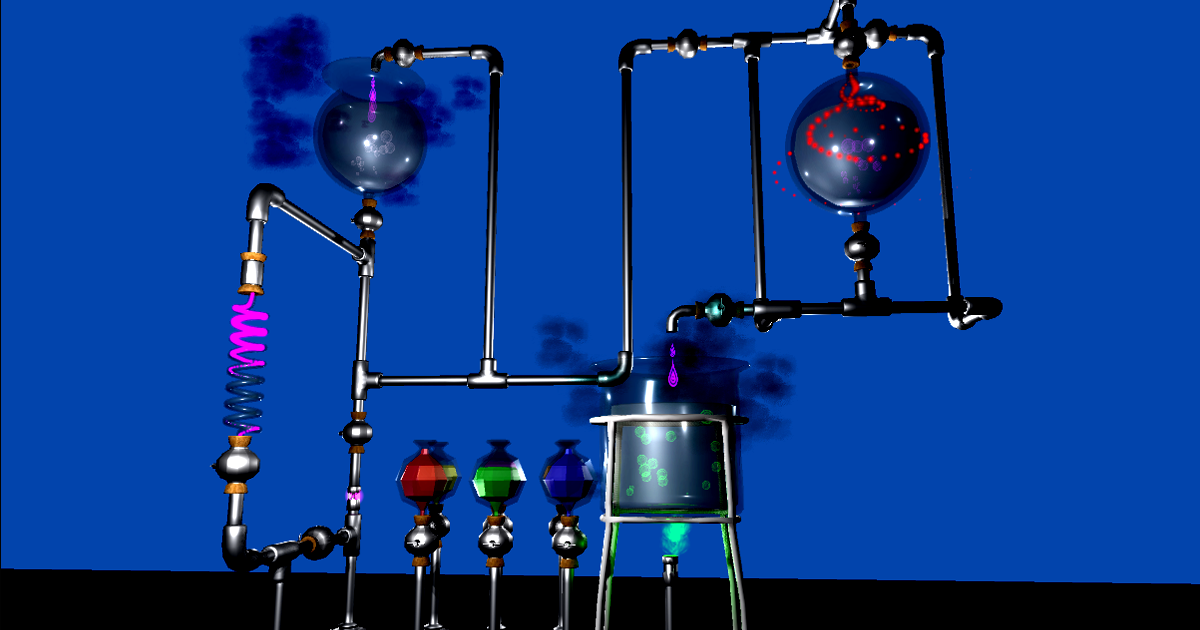 Animated Alchemy Lab Kit | 3D Sci-Fi | Unity Asset Store