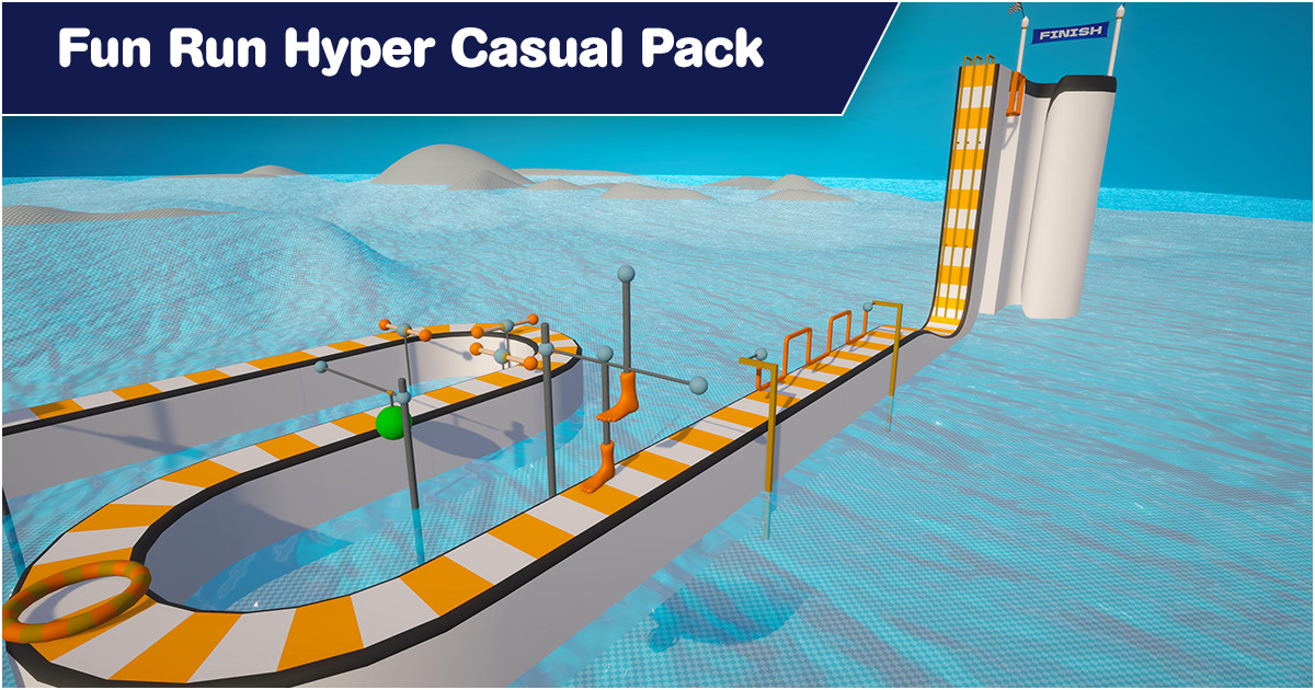 Fun Run Hyper Casual Pack | 3D Environments | Unity Asset Store