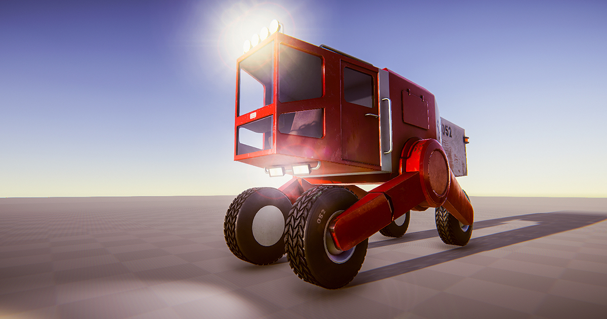 Futuristic Truck | 3D Land | Unity Asset Store
