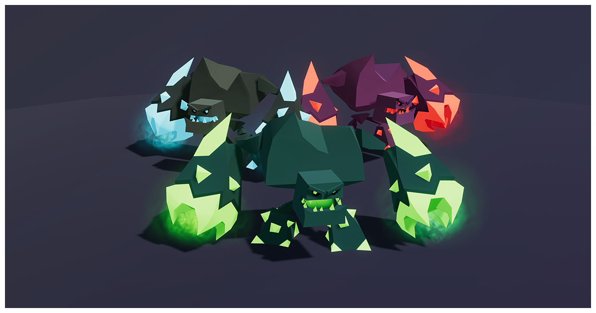 Toon Crystal Keeper | 3D Characters | Unity Asset Store