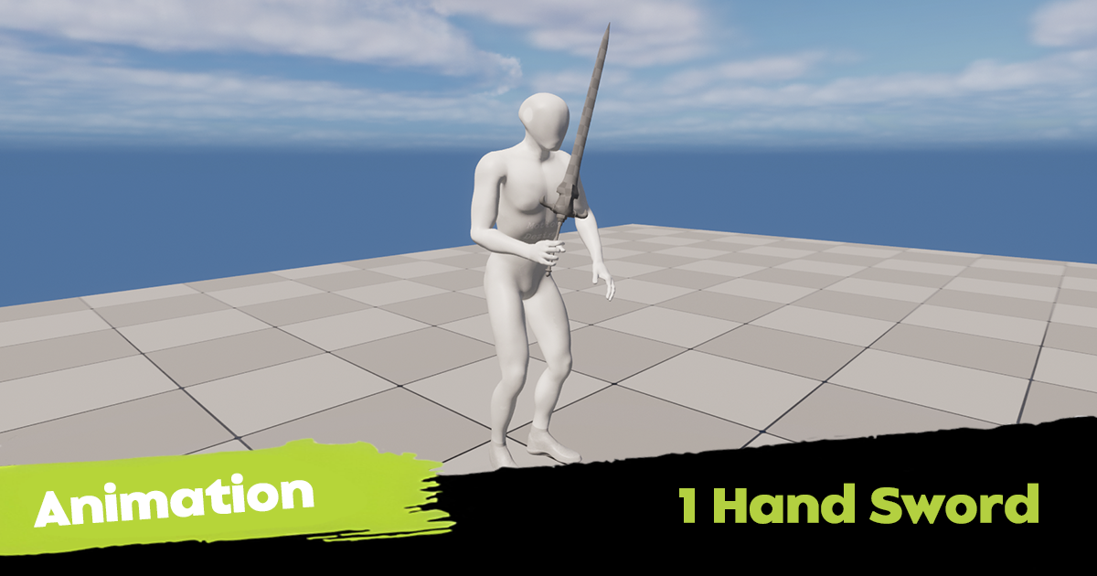 Locomotion 1Hand Sword Animation | 3D Animations | Unity Asset Store