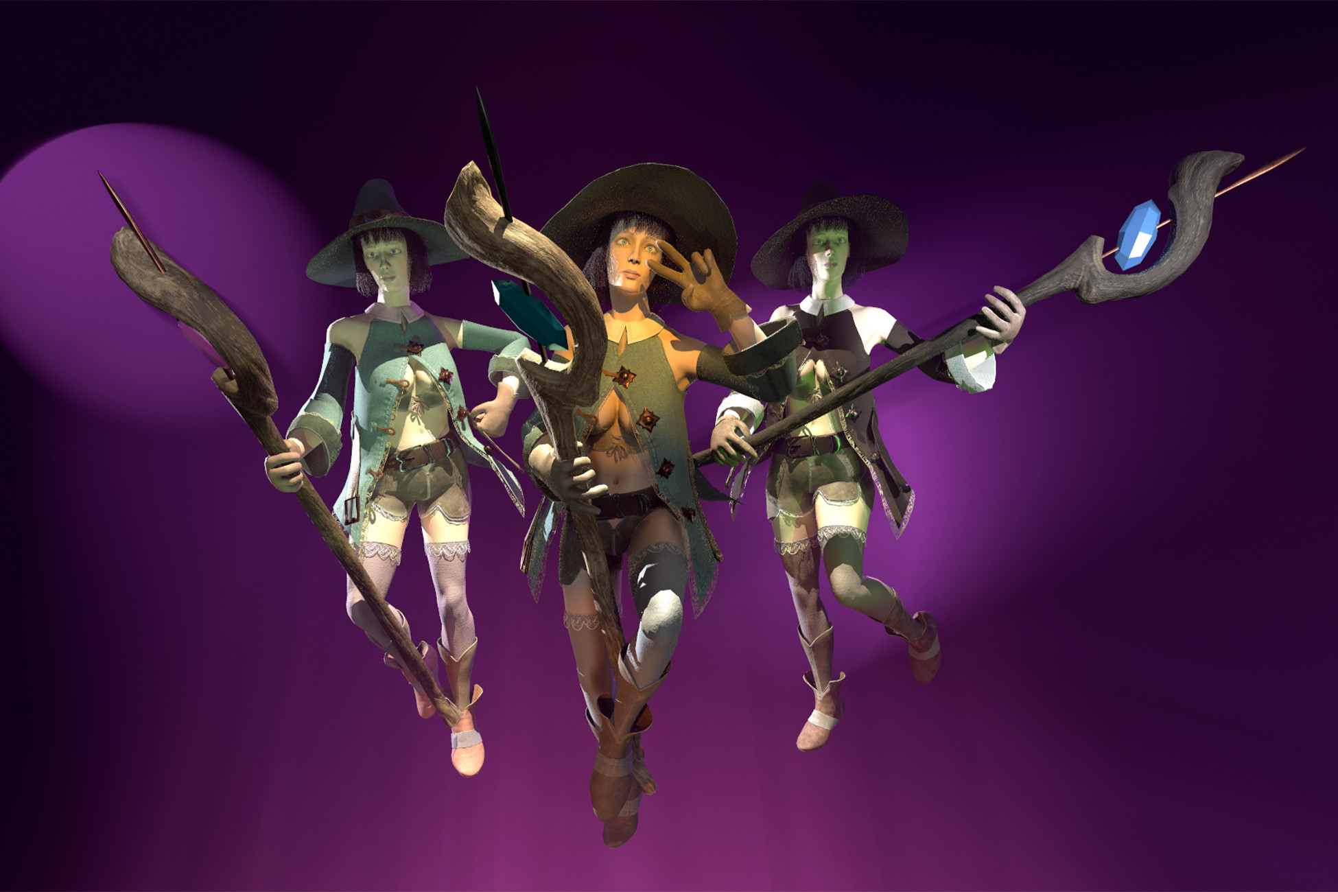 Female Witch | Characters | Unity Asset Store