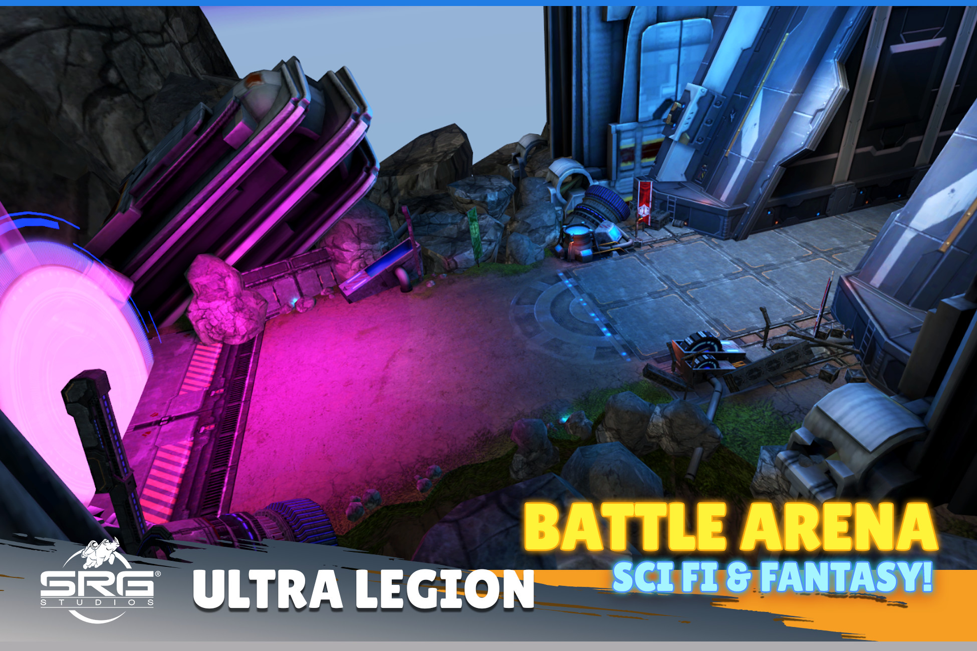 Ultra Legion - Sci Fi Fantasy Battle Arena | 3D 주변환경 | Unity Asset Store