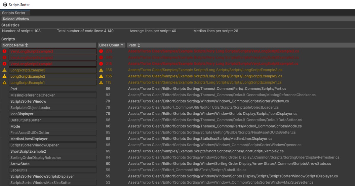 Turbo Clean Code | 유틸리티 도구 | Unity Asset Store