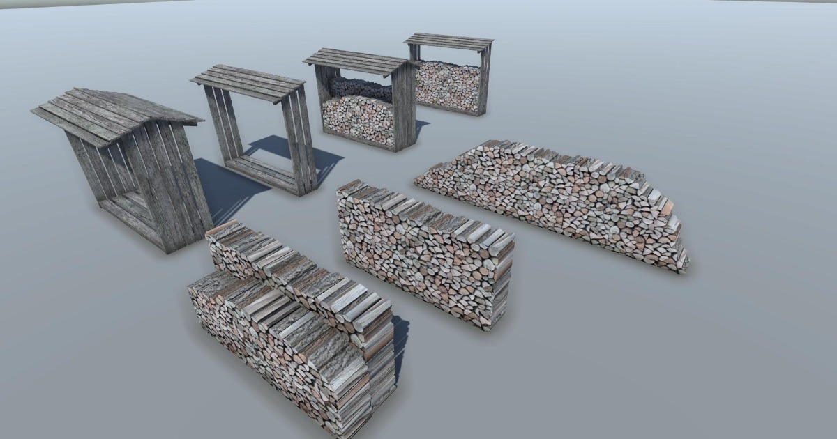 Firewood_pack2 | 3D Props | Unity Asset Store