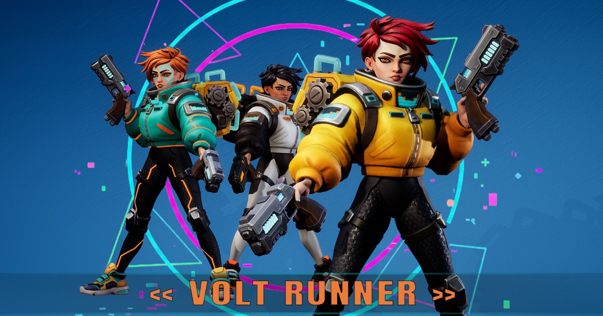 Volt Runner – Stylized Sci-Fi Female Character (3 Skins, Game Ready ...