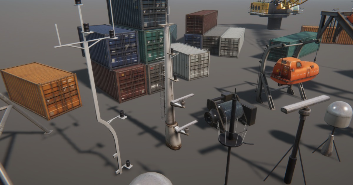 Ship Props Pack | 3D Props | Unity Asset Store