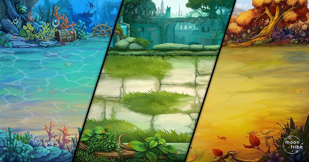 Fantasy Backgrounds #1 | 2D Environments | Unity Asset Store