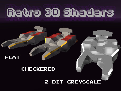 Retro 3d Shaders Vfx Shaders Unity Asset Store