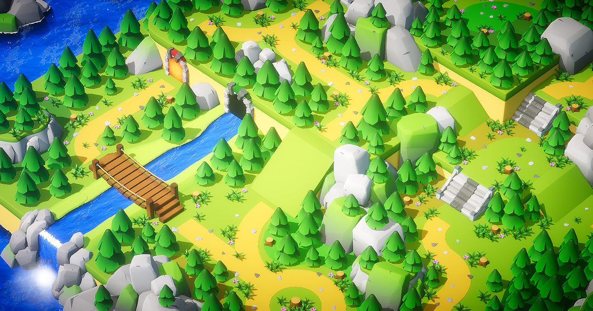 RPG Tiny Fantasy Forest PBR | 3D 판타지 | Unity Asset Store