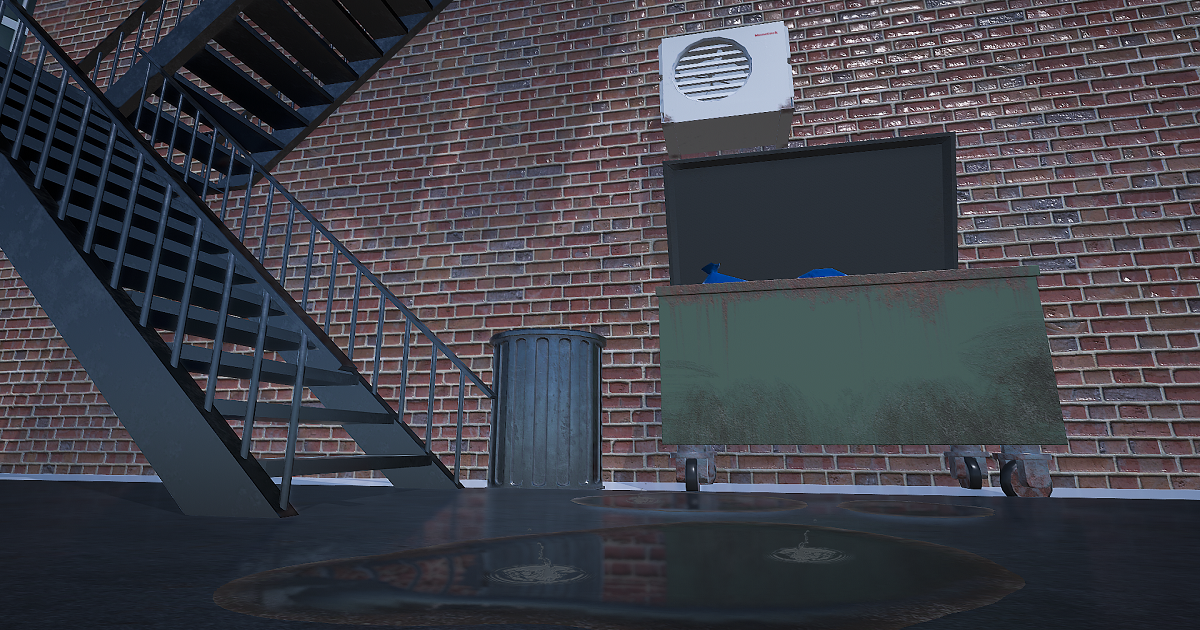 Back alley | 3D Industrial | Unity Asset Store