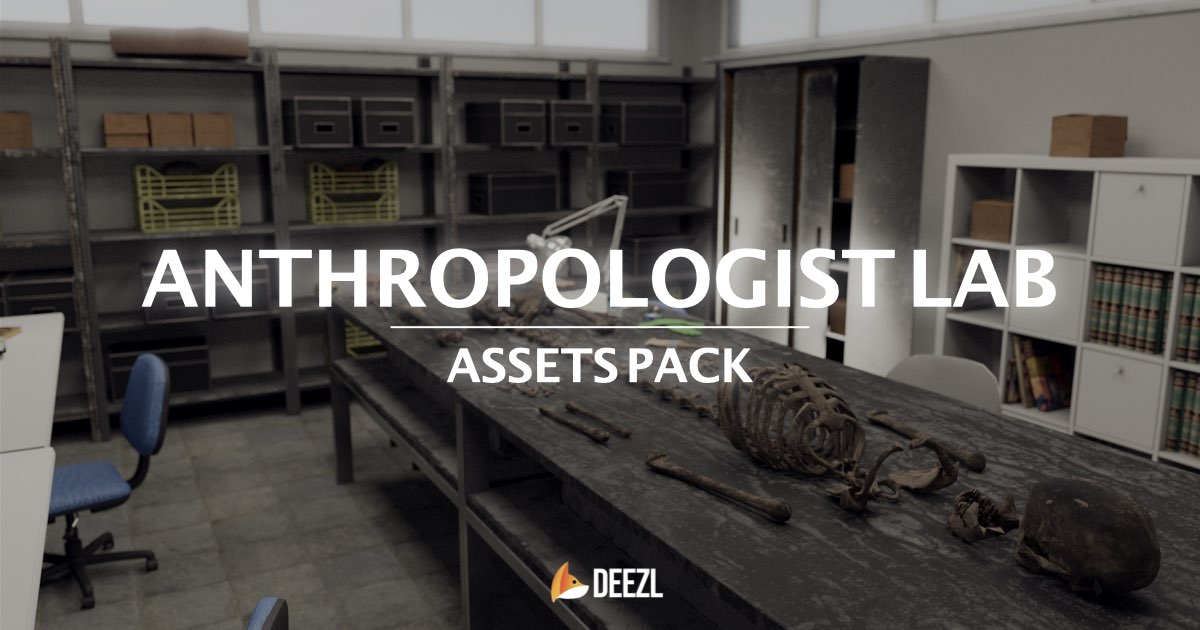 Anthropologist Lab (HDRP) | 3D Furniture | Unity Asset Store