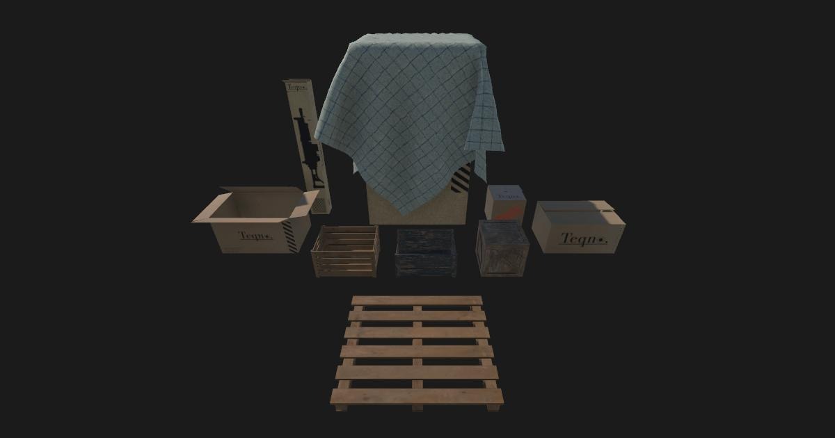 3D Crates And Boxes | 3D Industrial | Unity Asset Store