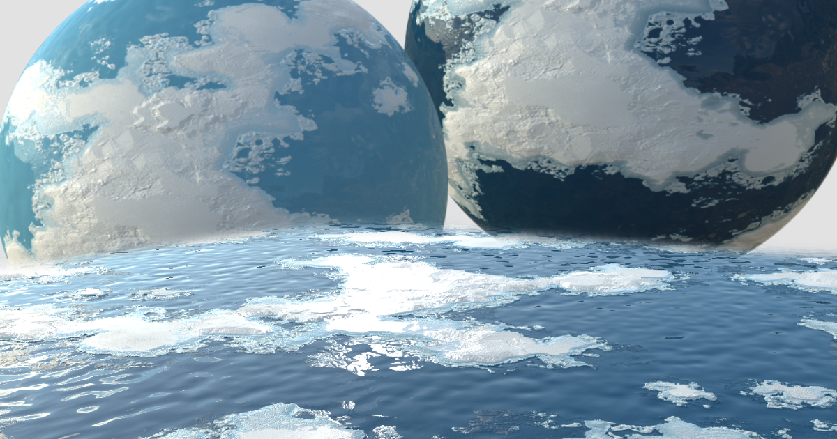 Stylized Procedural Ice Flow | Substances | Unity Asset Store