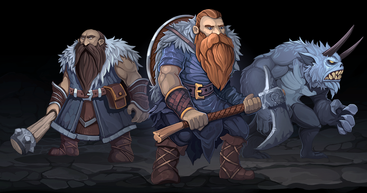 Nords Army Characters | 2D Characters | Unity Asset Store