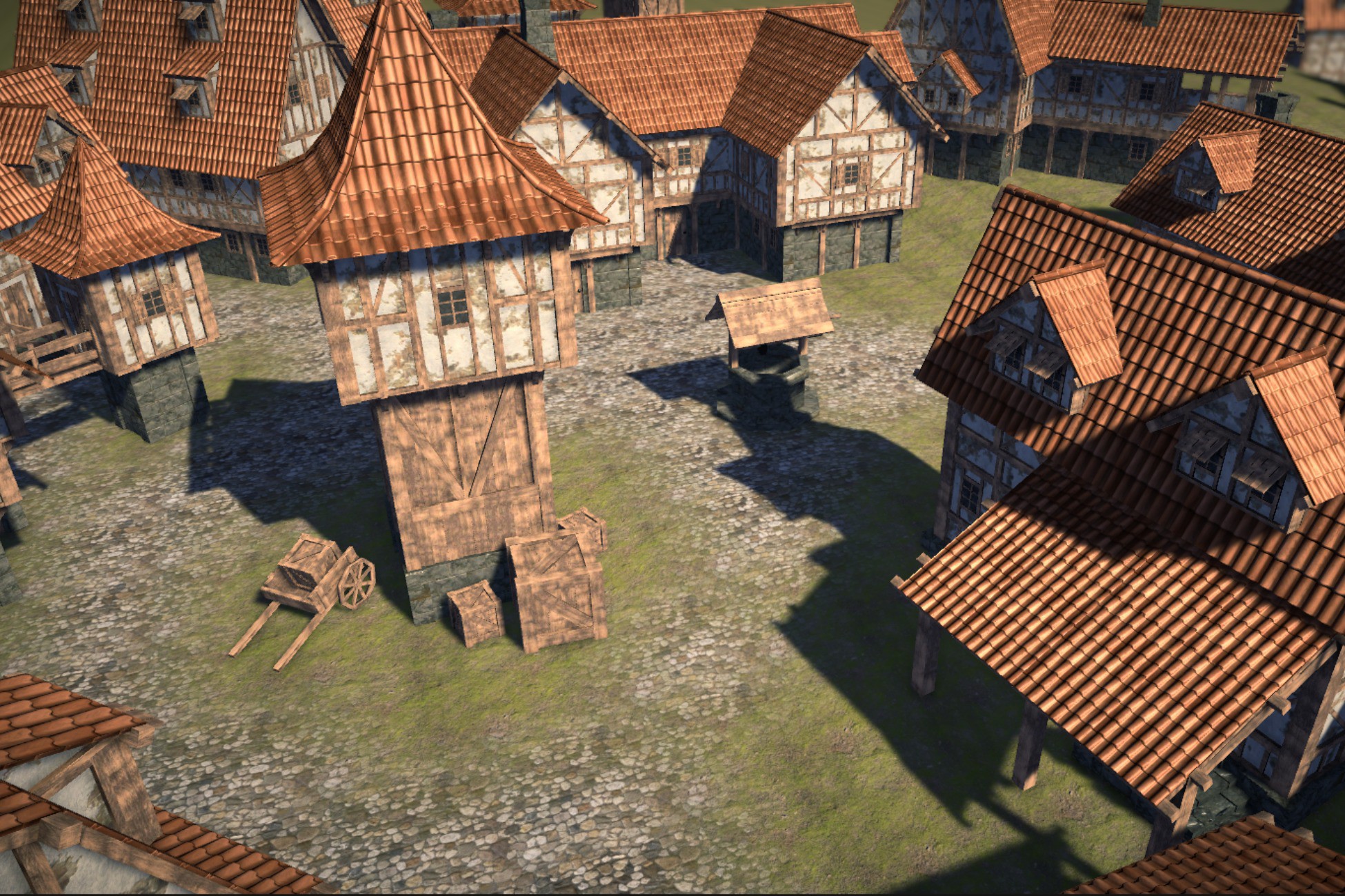 Modular Medieval Houses Pack | 3D 판타지 | Unity Asset Store