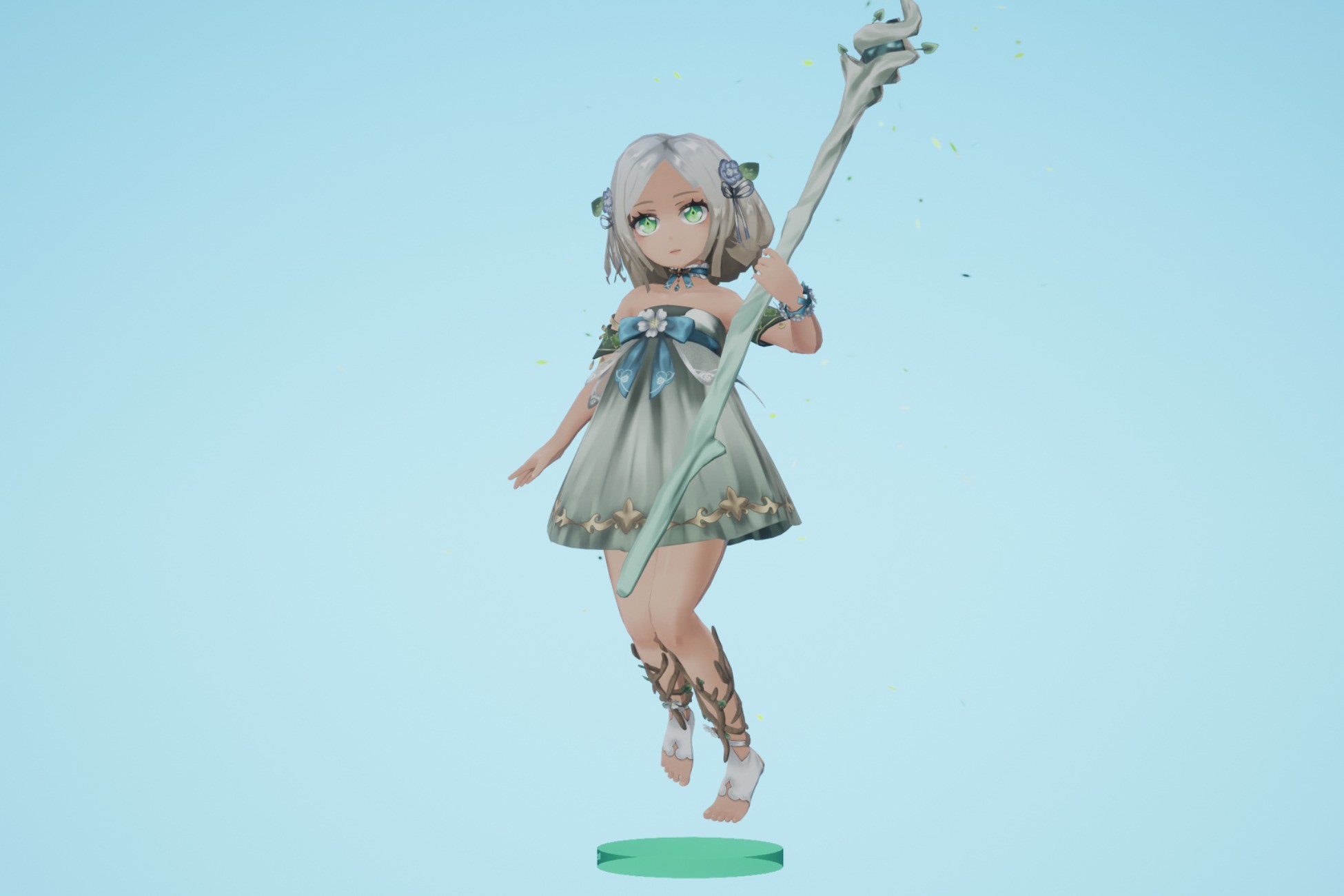 Anime Girl Druid | Characters | Unity Asset Store