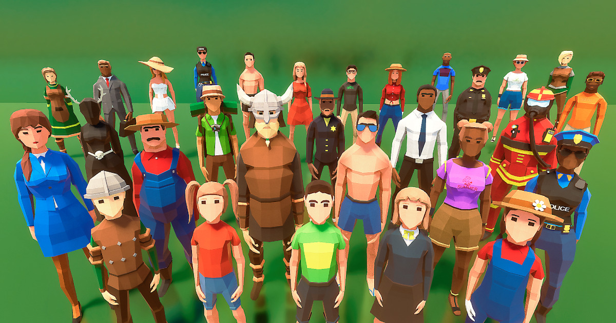 Characters_LowPoly Style | Characters | Unity Asset Store