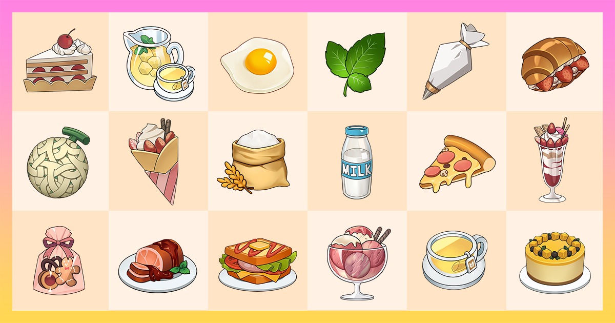 Cute Cafe Items | 2D Icons | Unity Asset Store