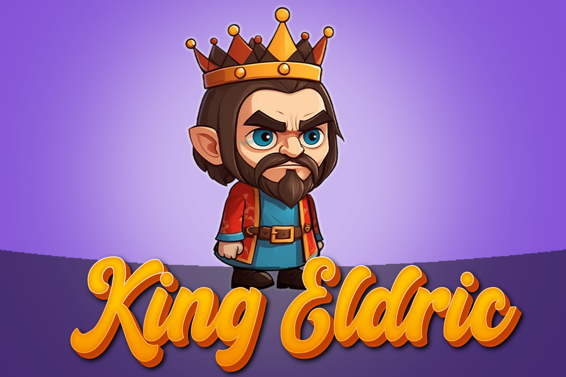 King Eldric 2D Animated Character (Spriter) | 2D Characters | Unity ...