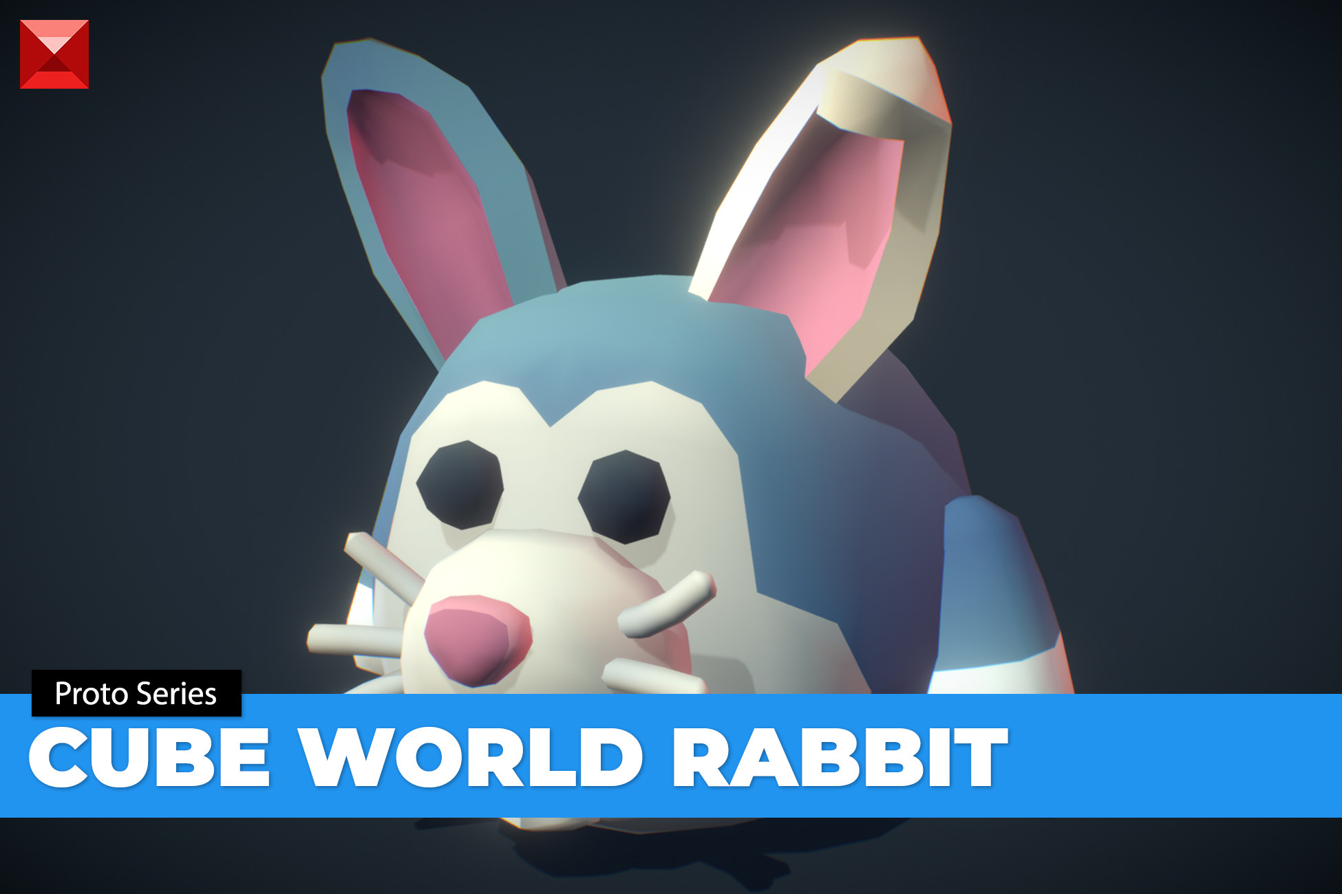 Cube World Rabbit Roger - Proto Series | 3D Animals | Unity Asset Store