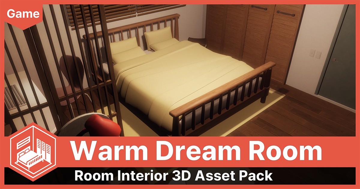 Warm Dream Room (UModeler X) | 3D Environments | Unity Asset Store